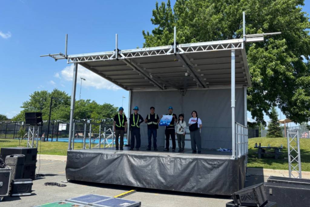 Shimizu Octo Pioneers Mobile Staging in Japan | Stageline
