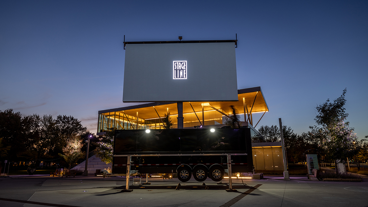 ST100 LED Screen Trailer | Stageline Mobile Stage